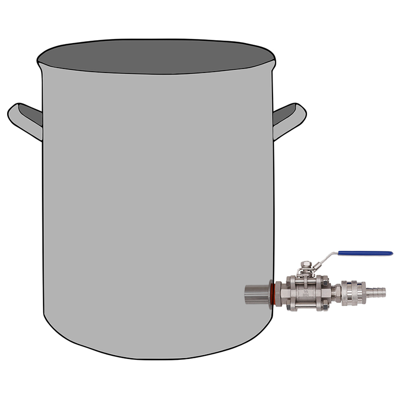 Weldless Quick Disconnect Kettle Valve Kit, 3 Piec... – Grandado