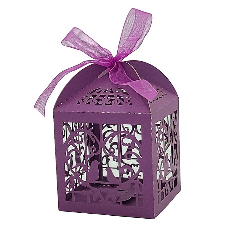 10Pcs Hollow Cut Bird Fructose Boxes Sweets Box Ba... – Grandado