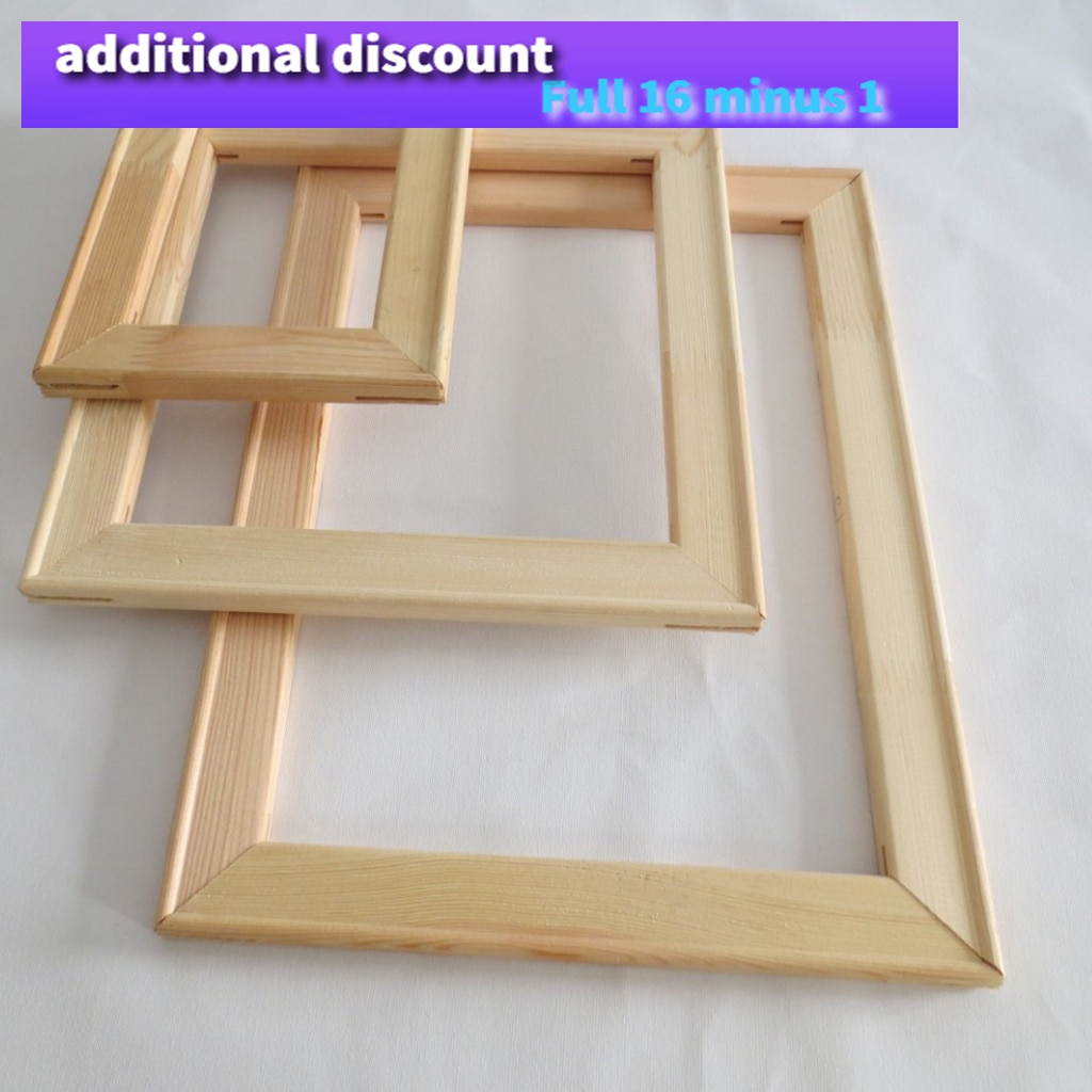 decoration vintage Wood Frame For Canvas Oil Paint... – Vicedeal