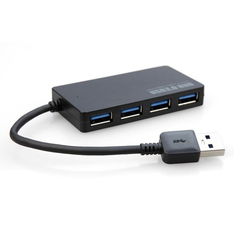 1 Uds 4 puertos USB 3,0 Hub de alta velocidad Delg... – Grandado