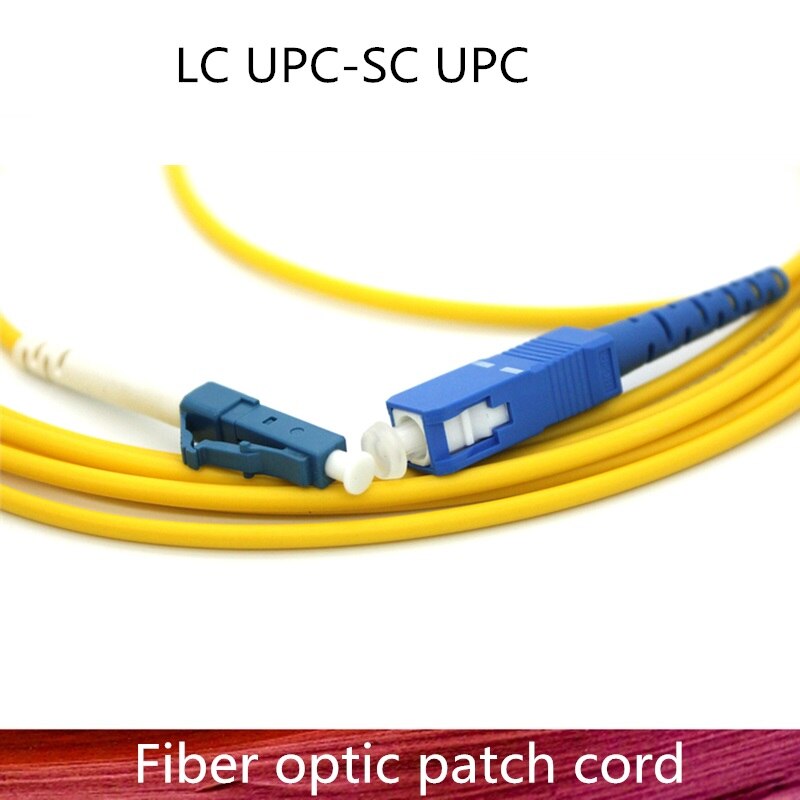 LC/UPC to SC/UPC Fiber Optic Patch Cord Cable LC-L... – Vicedeal