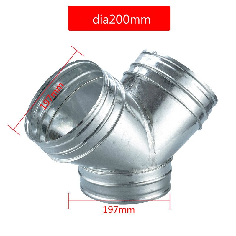 Y-type tee fittings, iron pipe joints, air pipe ve... – Grandado