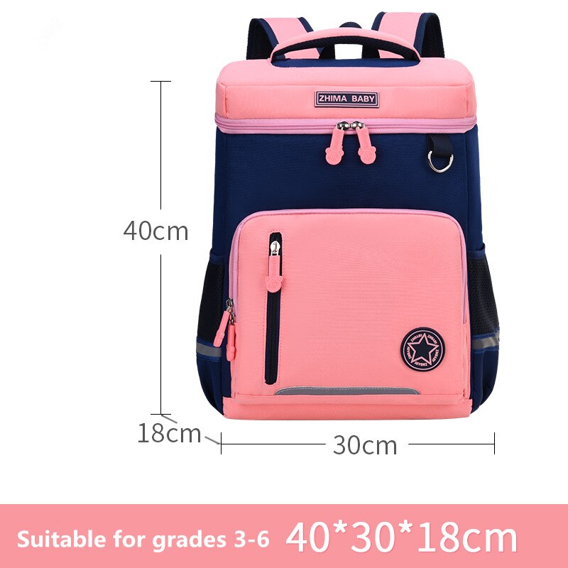 British style student orthopedic backpack for teen... – Grandado