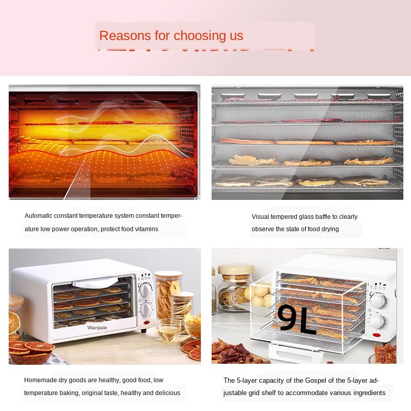 Food Dehydration Dryer Fruit and Vegetable Dryer S... – Grandado