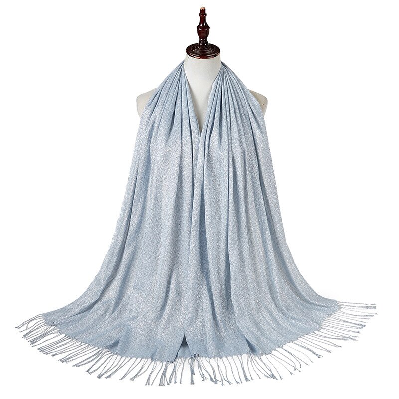 Style Glitter National Scarf Women's Rayon Silver ... – Vicedeal