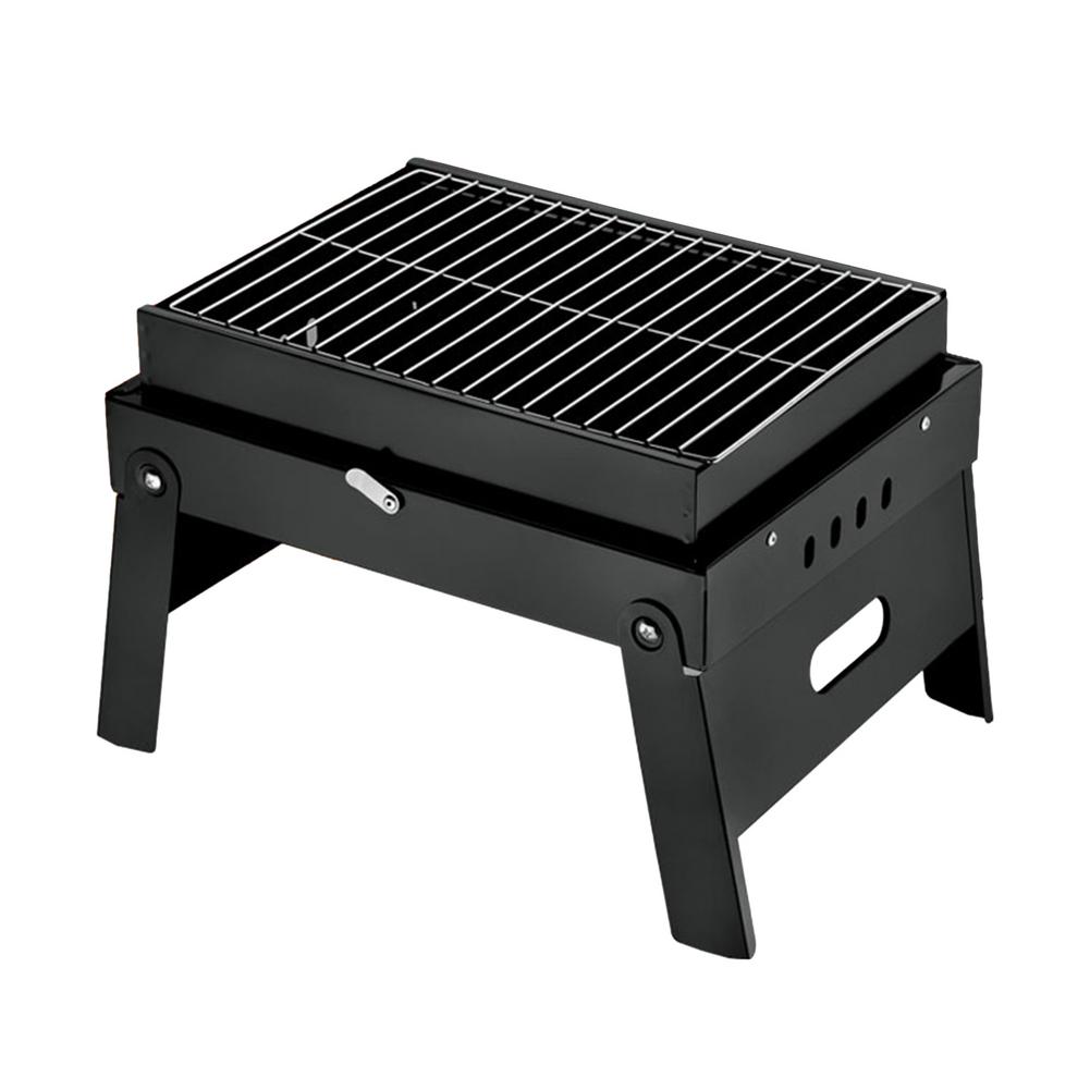 Portable Outdoor Thickened Wrought Iron Barbecue G... – Vicedeal