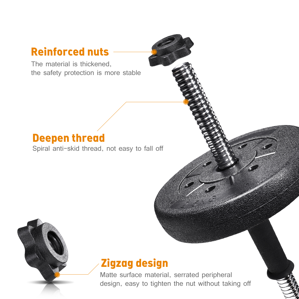 24pcs of 1 Set 30KG Weight Dumbbell Fitness Dumbbe... – Vicedeal
