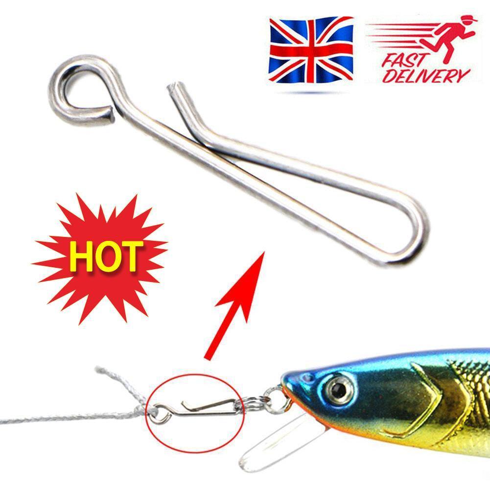 20 Pcs Tackle Gear Connector Rvs Opknoping Vissen ... – Vicedeal