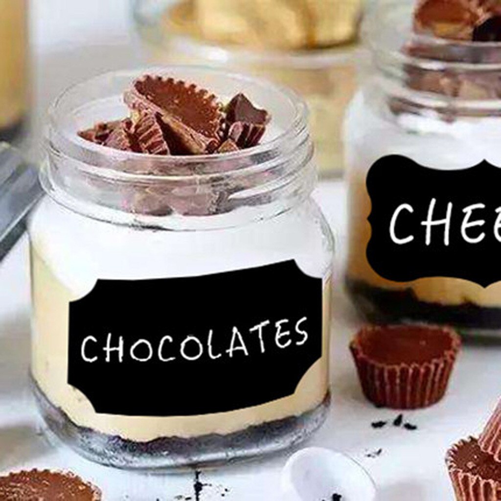 32pcs Mason bottle labels 4 shapes Waterproof Chal... – Grandado