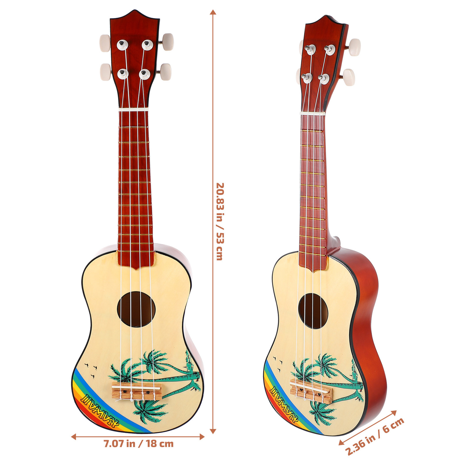 1pc Wooden Ukulele Children Adult Ukulele Practica... – Grandado