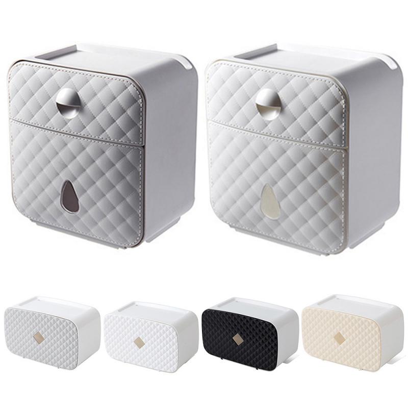 Household Waterproof Wall Mounted Toilet Paper Tra... – Grandado