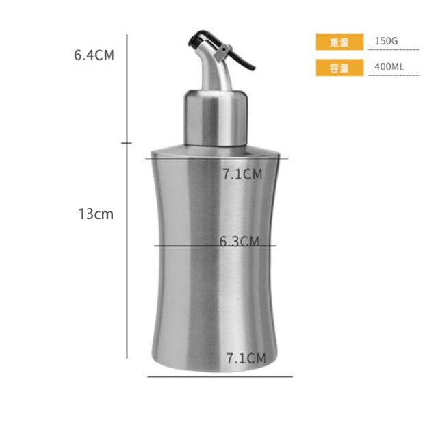 Botella de aceite de acero inoxidable a prueba de ... – Vicedeal