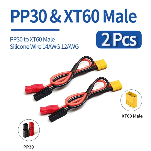 E-Bike Cable Adapter PP30/XT60/ Bullet Ebike Batte... – Vicedeal