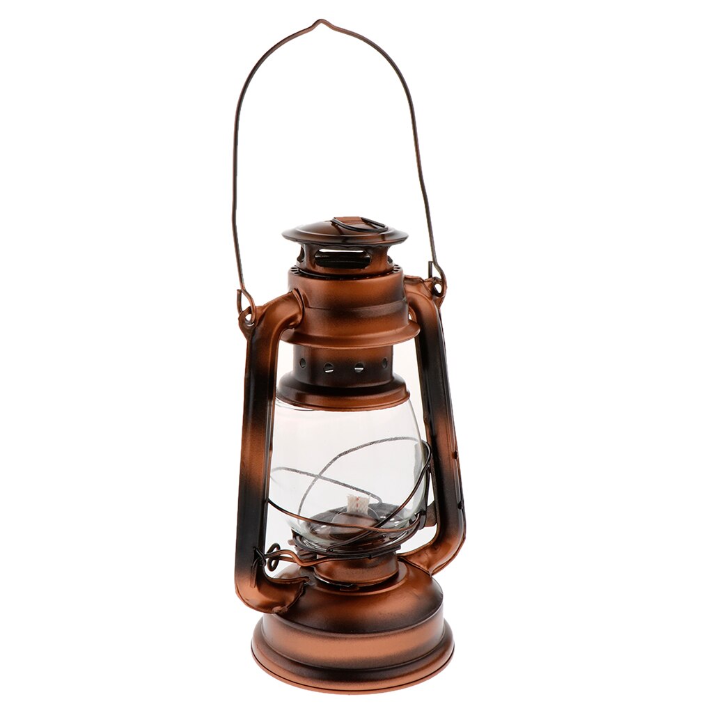 Vintage Style Metal Hurricane Lantern Portable LED... – Grandado