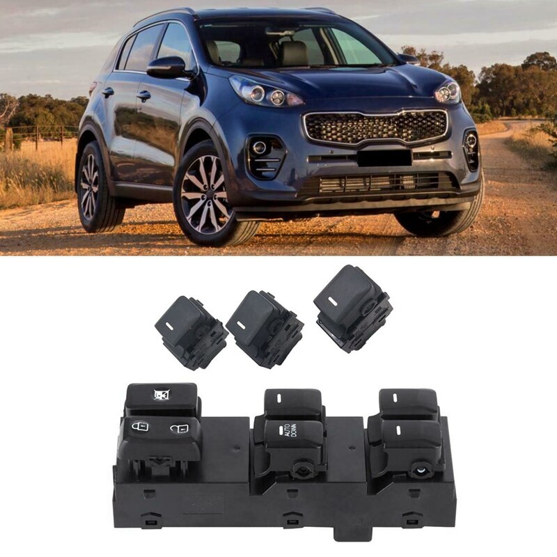 4 Stuks Auto Electric Power Window Switch Knop Voo... – Grandado