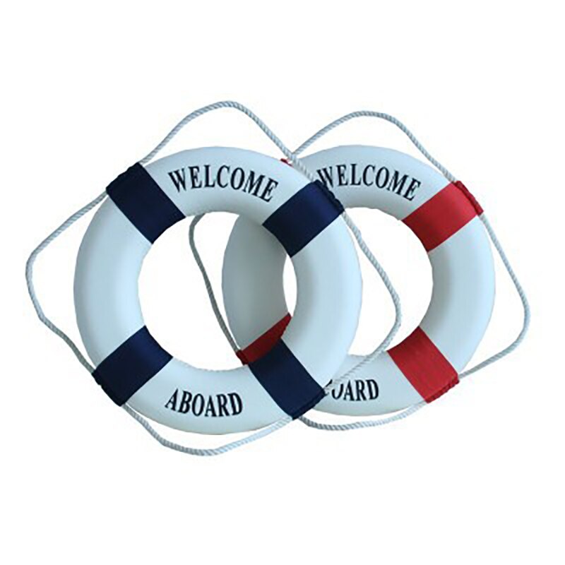 Navy Mediteranean Sea Life Buoy Wall Stickers Hang... – Vicedeal