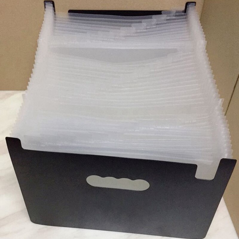 White 37 Pocket Expanding File Folder A4 Large Pla... – Grandado White 37 Pocket Expanding File Folder A4 Large Pla... – Grandado