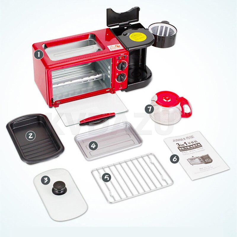 Multi-functional 3 in1 Breakfast Machine coffee te... – Grandado