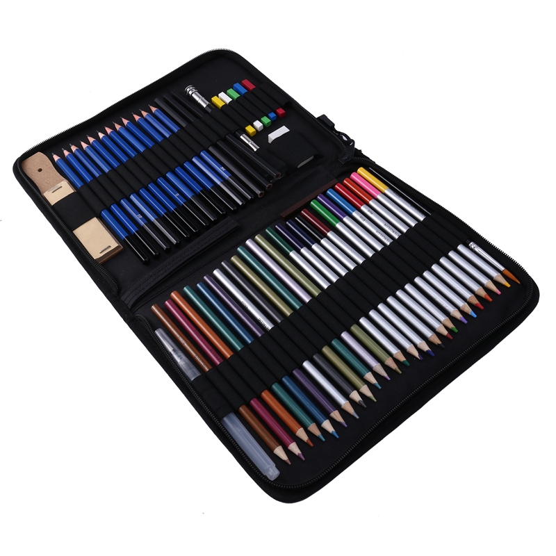 Sketch Drawing Pencil Set, 51 Sketch Color Pencil ... – Grandado