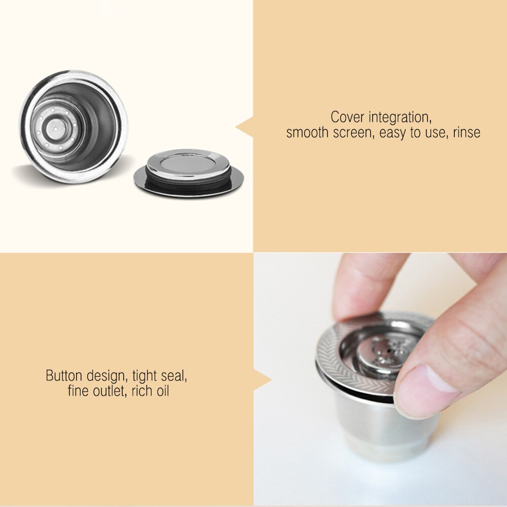 Recargables Koffie Filter Espresso Capsulas Rvs Ne... – Grandado