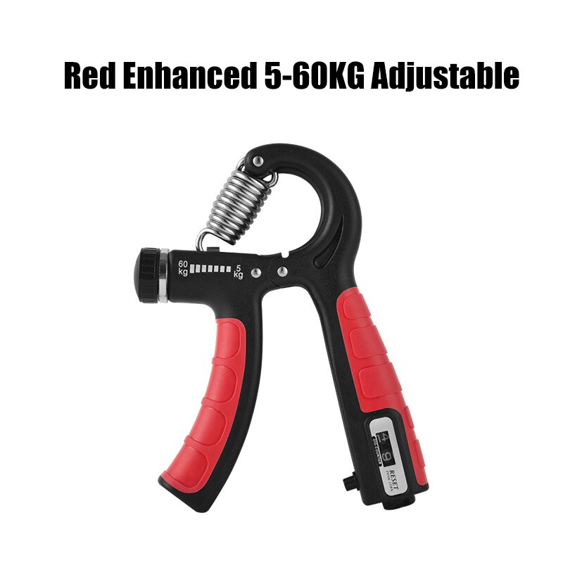 R-Shape Adjustable 10-130 lbs Hand Grip with Count... – Grandado