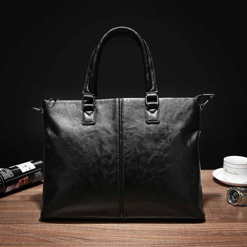 120918 men handbag male large tote man big black s... – Grandado