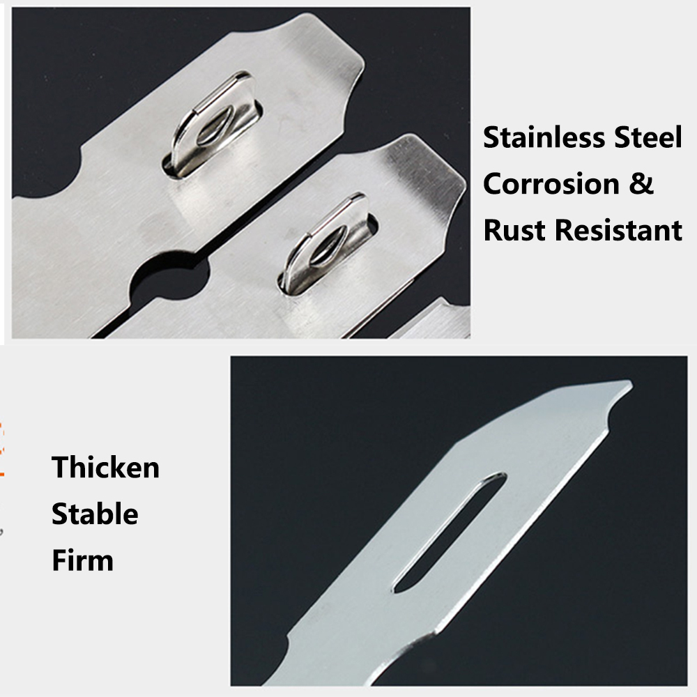 Stainless Steel Gate Door Lock Padlock Solid Clasp... – Grandado