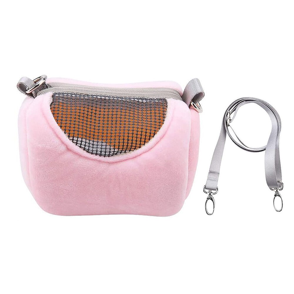 Small Pet Carrier Rabbit Cage Hamster Travel Warm ... – Grandado