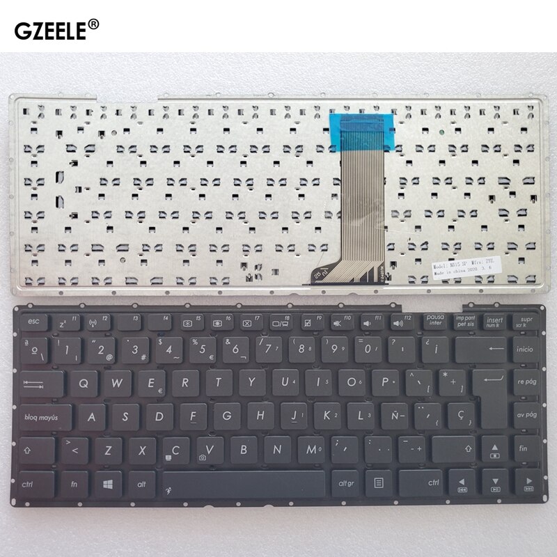 SP/UK Spanish laptop keyboard for Asus X453 X453M ... – Vicedeal