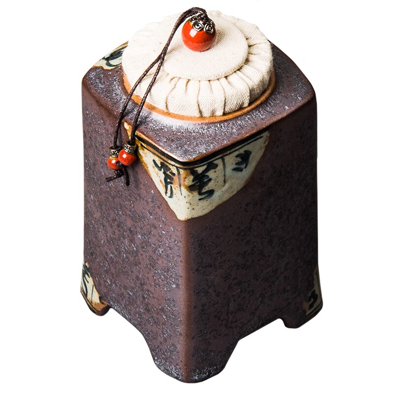 Antique Pottery Tea Box Organizer Teaware Tea Cont... – Vicedeal