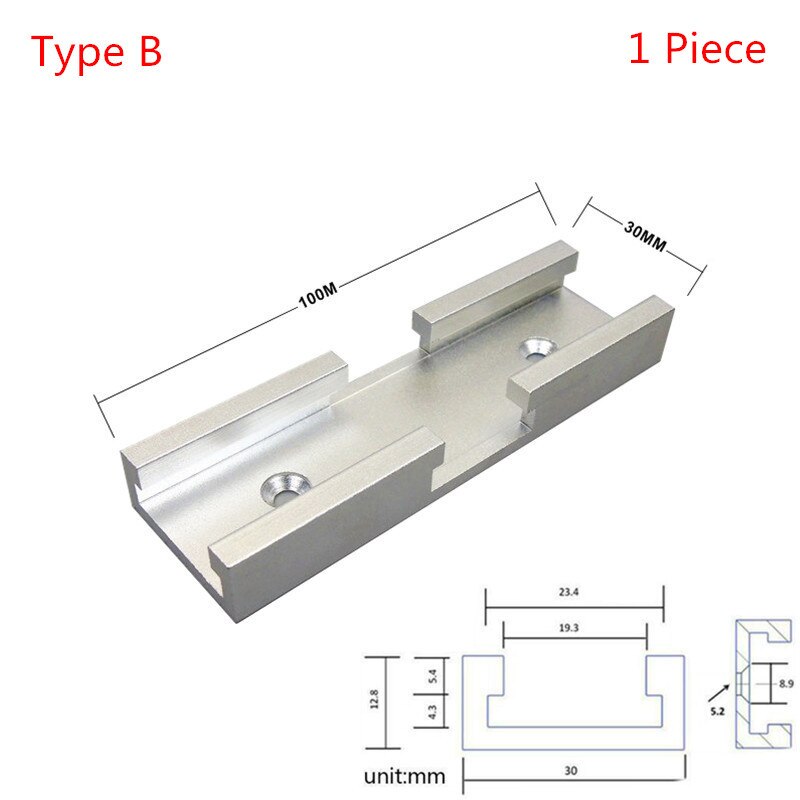 Woodworking T-Slot T-Track Miter Track Cross Conne... – Grandado