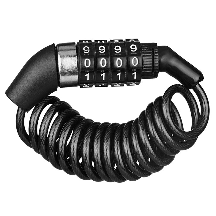 Bicycle Helmet Lock Safety Lock Password Rope Wire... – Grandado