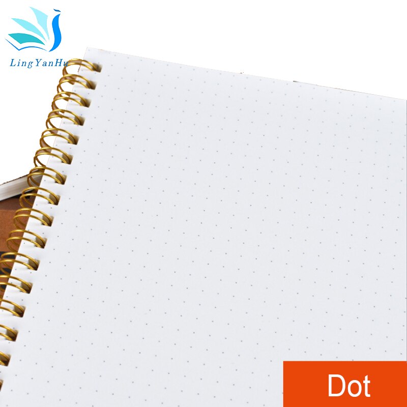 Lingyanhu Notebook B5 Journal Medium Kraft Grid Do... – Vicedeal