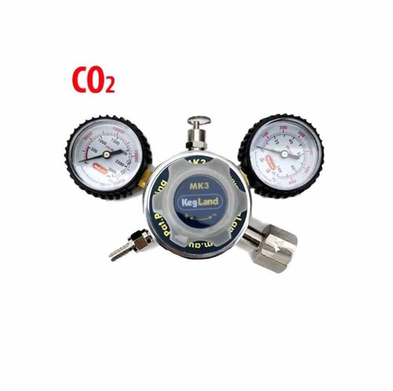 CO2 Gas Regulator | MKIII Dual Gauge Multi Gas - T... – Grandado