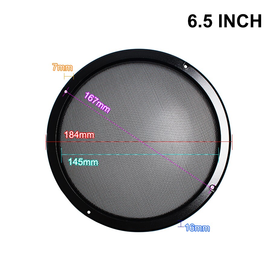 2PCS 5 INCH 6.5 INCH 8 INCH 10 INCH Speaker Grill ... – Grandado