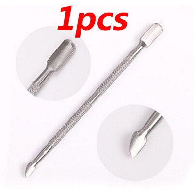 1Pcs Stainless Steel Cuticle Pusher Nail Tool Doub... – Vicedeal