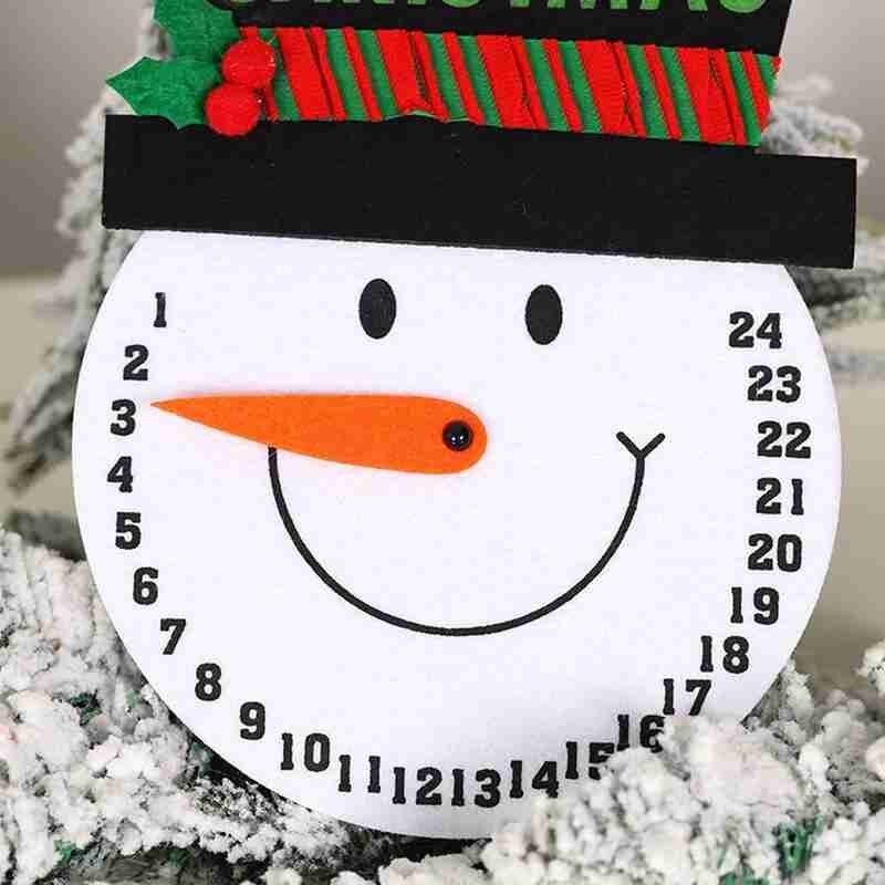 1pc Christmas Advent Calendar Non-woven Countdown ... – Vicedeal