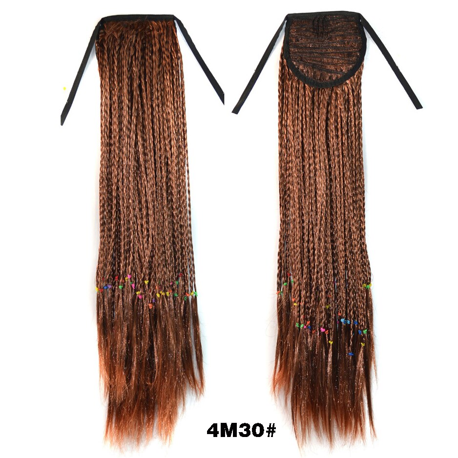 ZM hand made ombre braiding hair pony tail black a... – Grandado