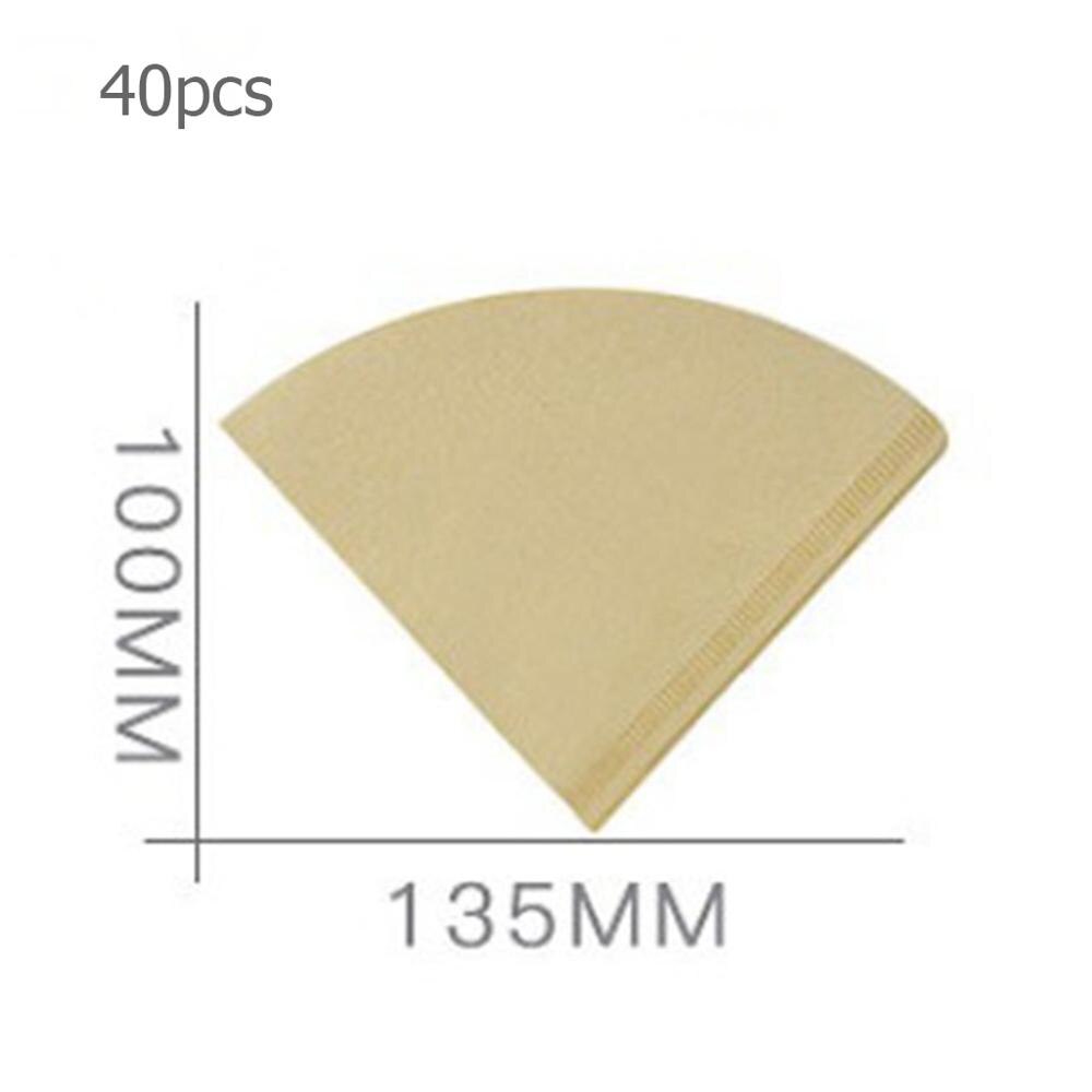 40 stücke Holz Original Hand Drip Papier Kaffee Fi... – Vicedeal