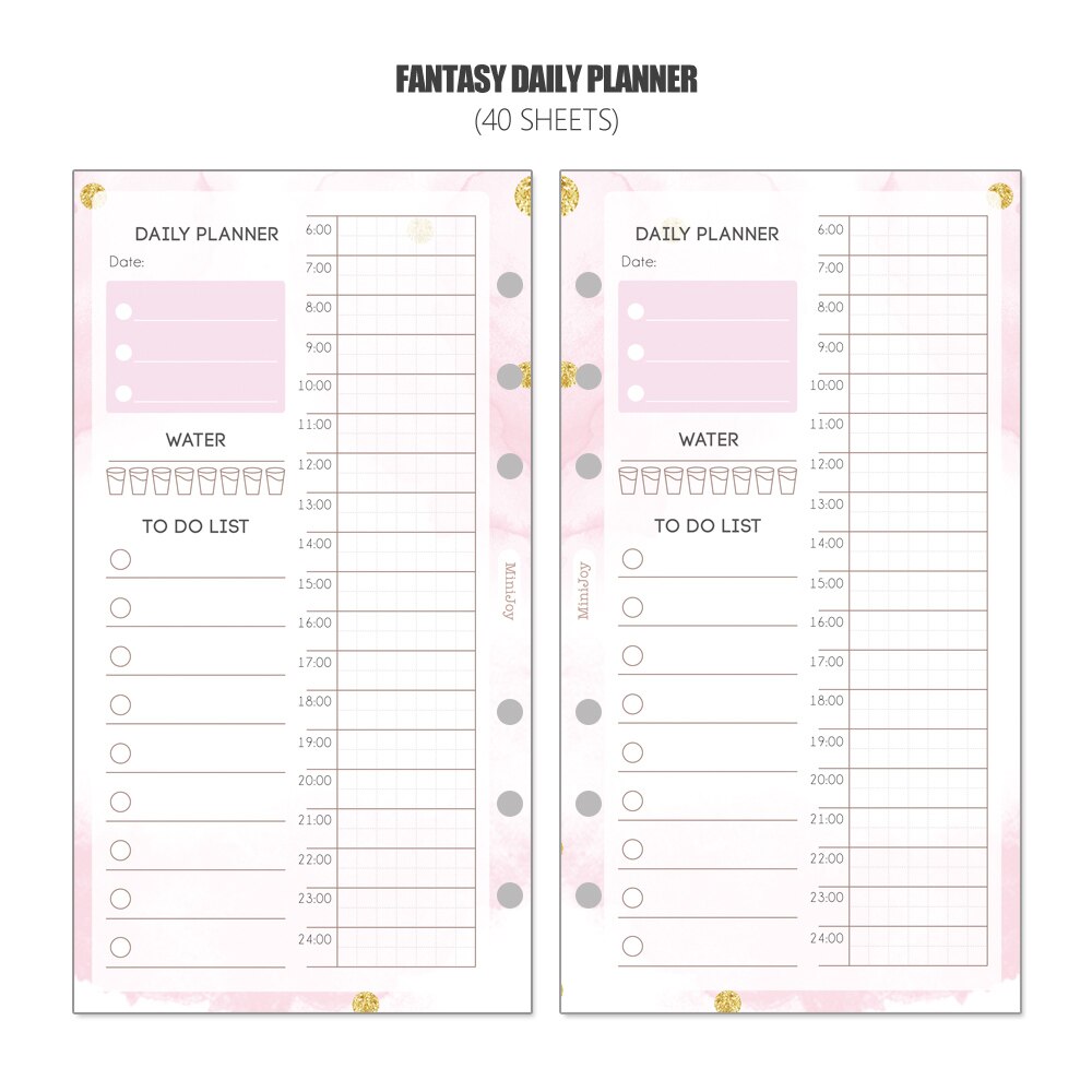 Mypretties fantasy daily planner genopfyldningspap... – Grandado