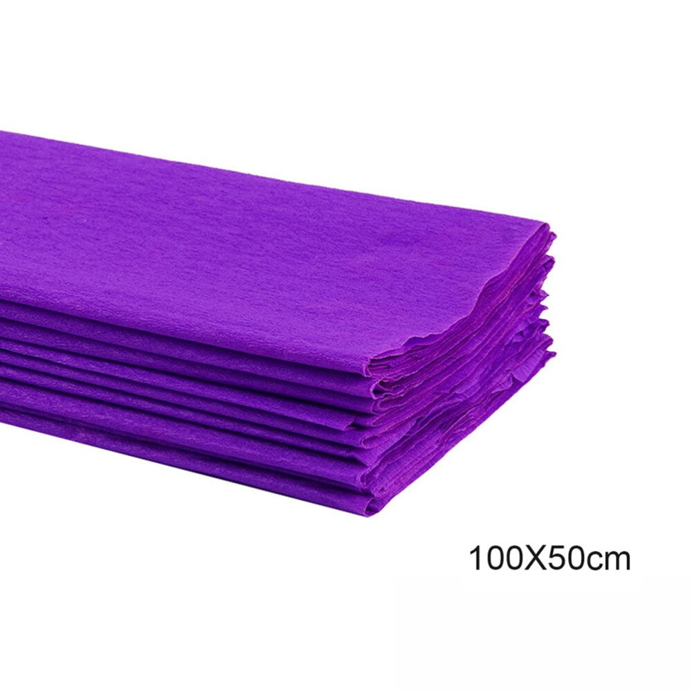 10pcs 10 Colors DIY Crepe Paper Wrap Tissue Paper ... – Vicedeal