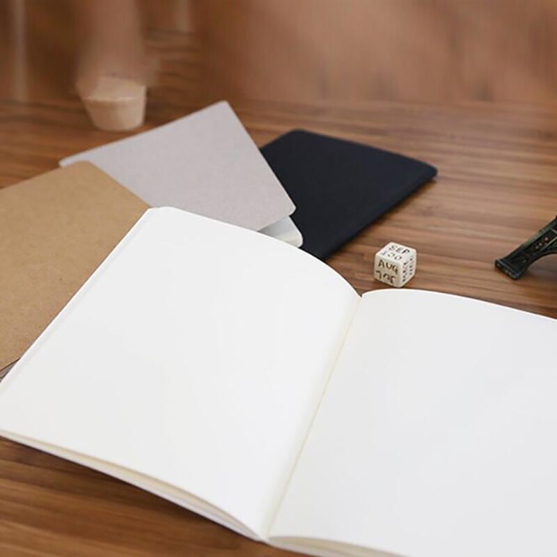 Sketchbook Simple Kraft Paper Material Notebook Di... – Grandado