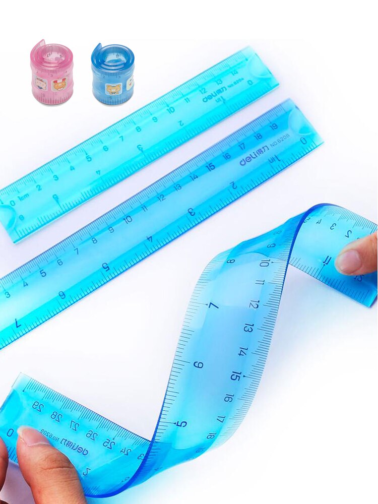 Deformable Soft Ruler 15 20 30cm Primary School St... – Vicedeal