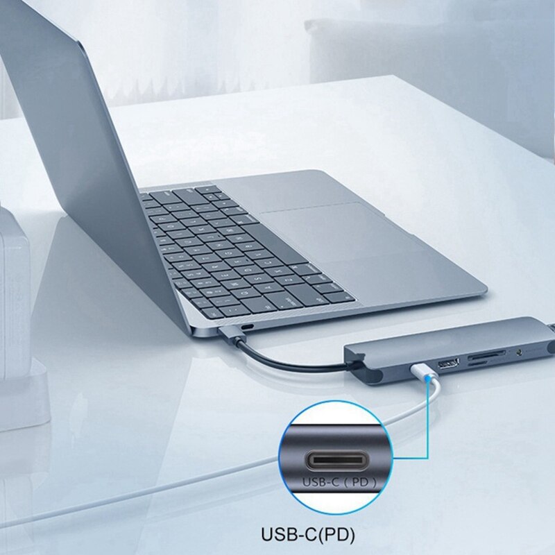 USB C Laptop Docking Station USB 3.0 HDMI RJ45 Gig... – Grandado