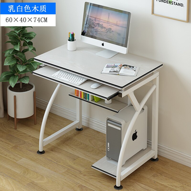 Louis Computer Desks Toughened Glass Simple Deskto... – Grandado