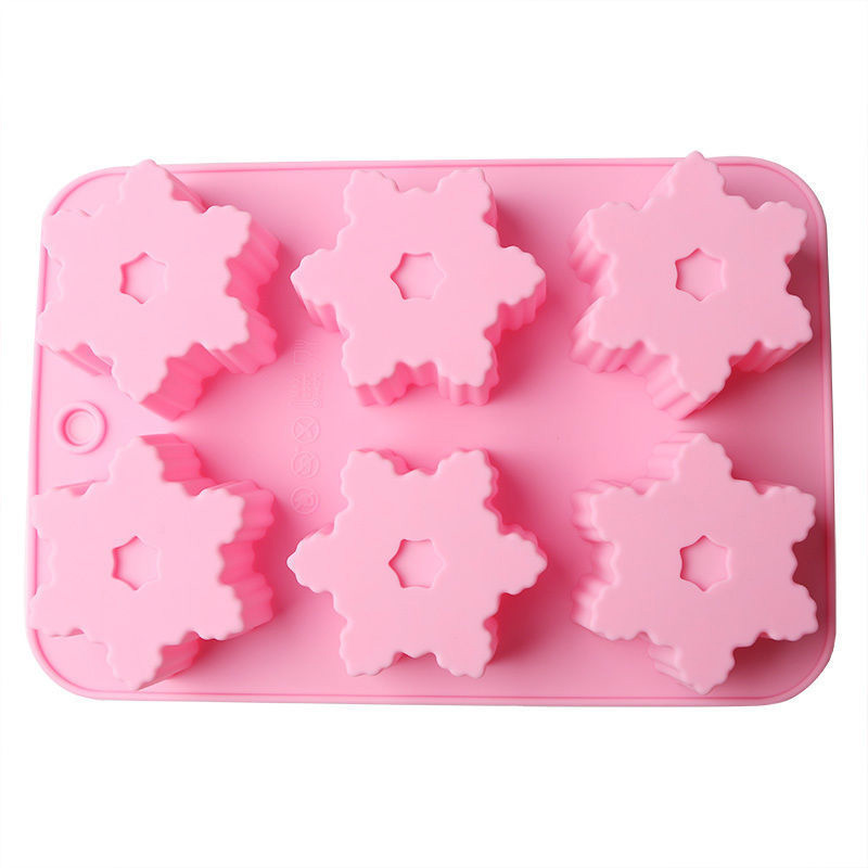 Sneeuwvlok Chocolade Mallen Zeep Siliconen Ice Tra... – Vicedeal