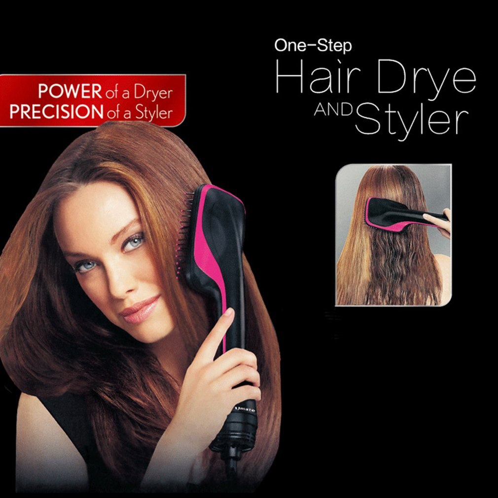 Hairdressing Hair Dryer Comb Two-In-One Hair Dryer... – Grandado