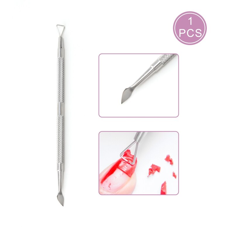 Gold Stainless Steel Cuticle Pusher Set Double Hea... – Vicedeal