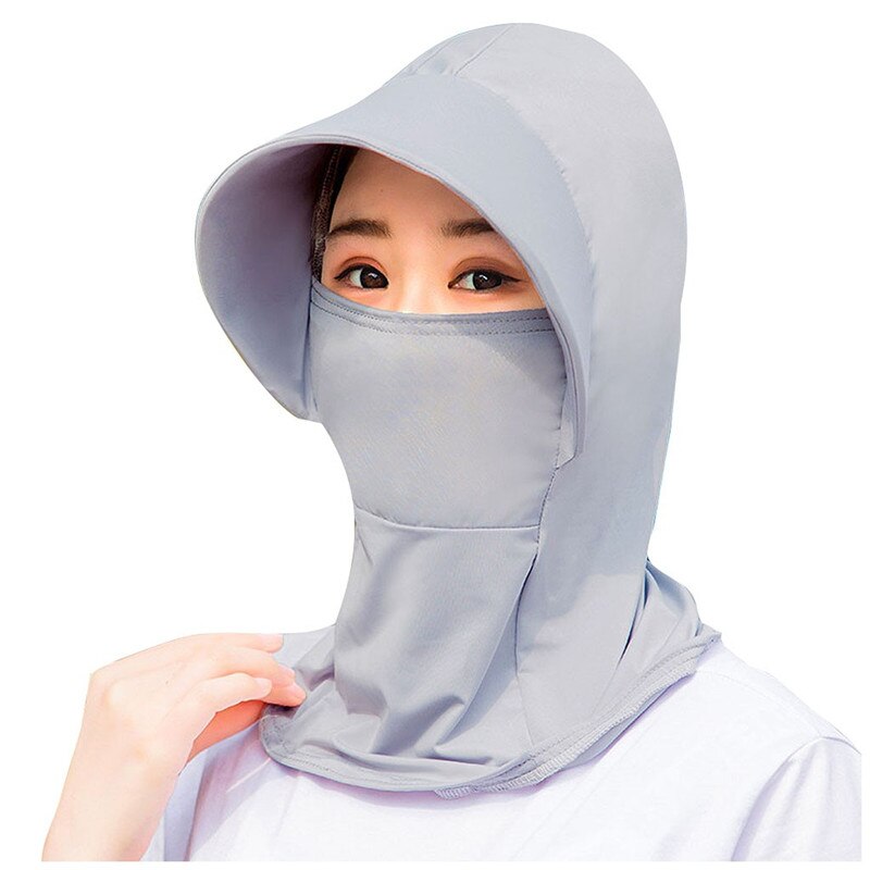 Kvinnlig ansiktsmask solskyddshatt kvinnor sommar ... – Vicedeal