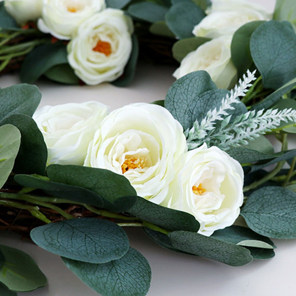 Door Magnolia Wreath Spring Summer Decor Handmade ... – Grandado